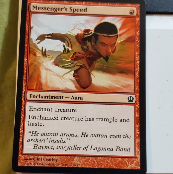 Other | Messengers Speed Magic Card | Poshmark